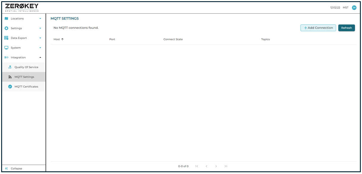 Configuring MQTT Settings